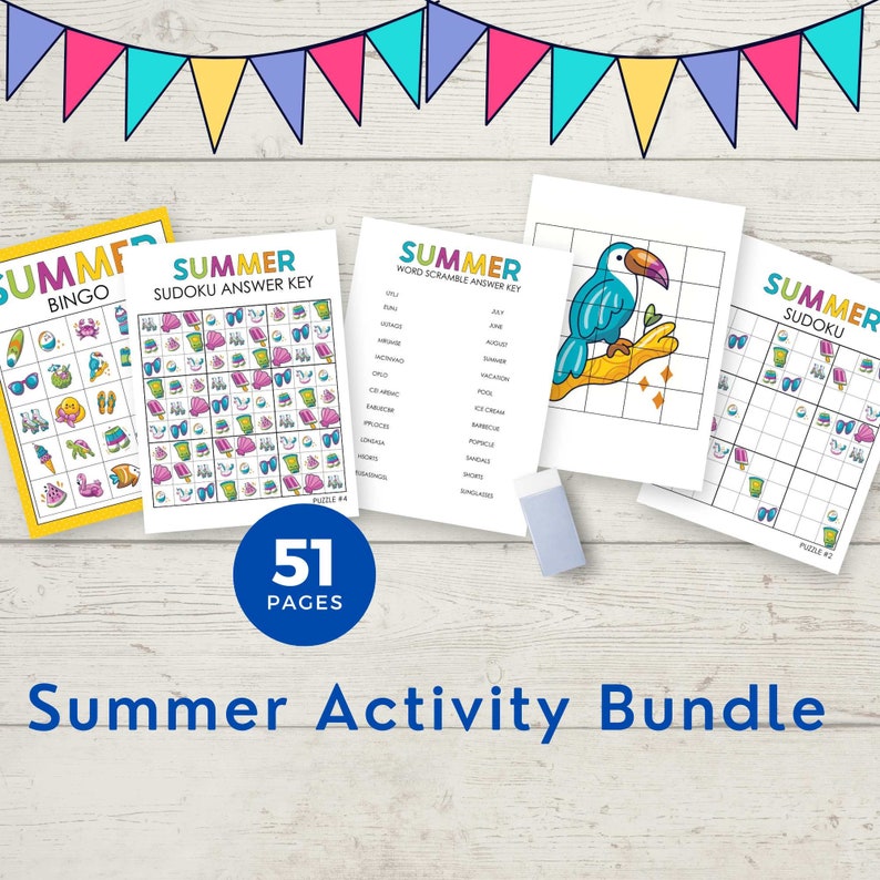 Summer Activities, Summer Printables, Summer Games, Summer Activity ...