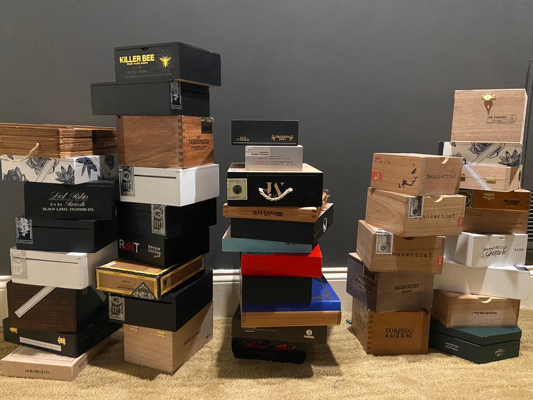 Mystery Cigar Box, Storage Box, Aesthetic, Crowcore, Mahogany Crow, - Etsy