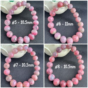 Natural Ice Rhodonite Sakura Cherry Blossom Sakura Rain Bracelet - Etsy