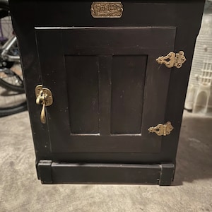 Authentic Vintage White Clad Ice Box (black) - Etsy