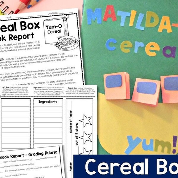 Book Report Choice Board Menu, Book Report Template for Any Book, Book ...