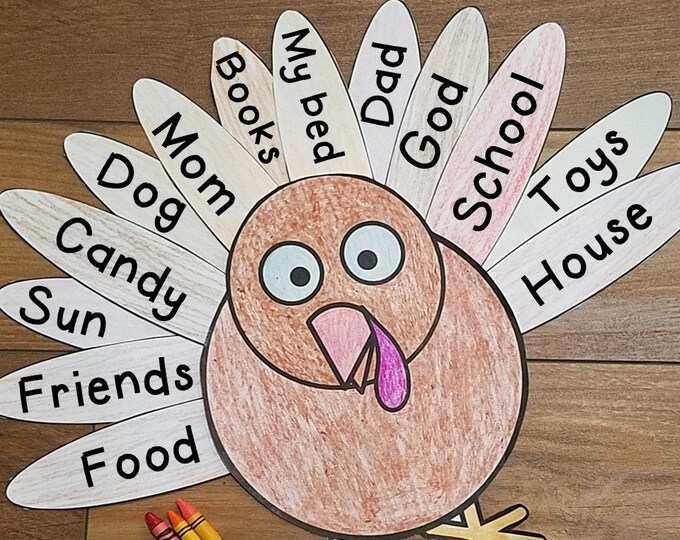 Thankful Turkey Kit - Etsy