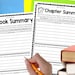Book Summary and Chapter Summary Worksheet Templates for Fiction ...