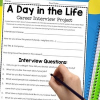 Career Day Interview Project: Career Exploration Activity (digital ...