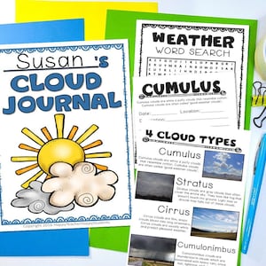 Types of Clouds Journal | Types of Clouds Writing Activity | Homeschool ...