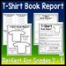 T-shirt Book Report Template | Students Decorate a T Shirt Based on a ...