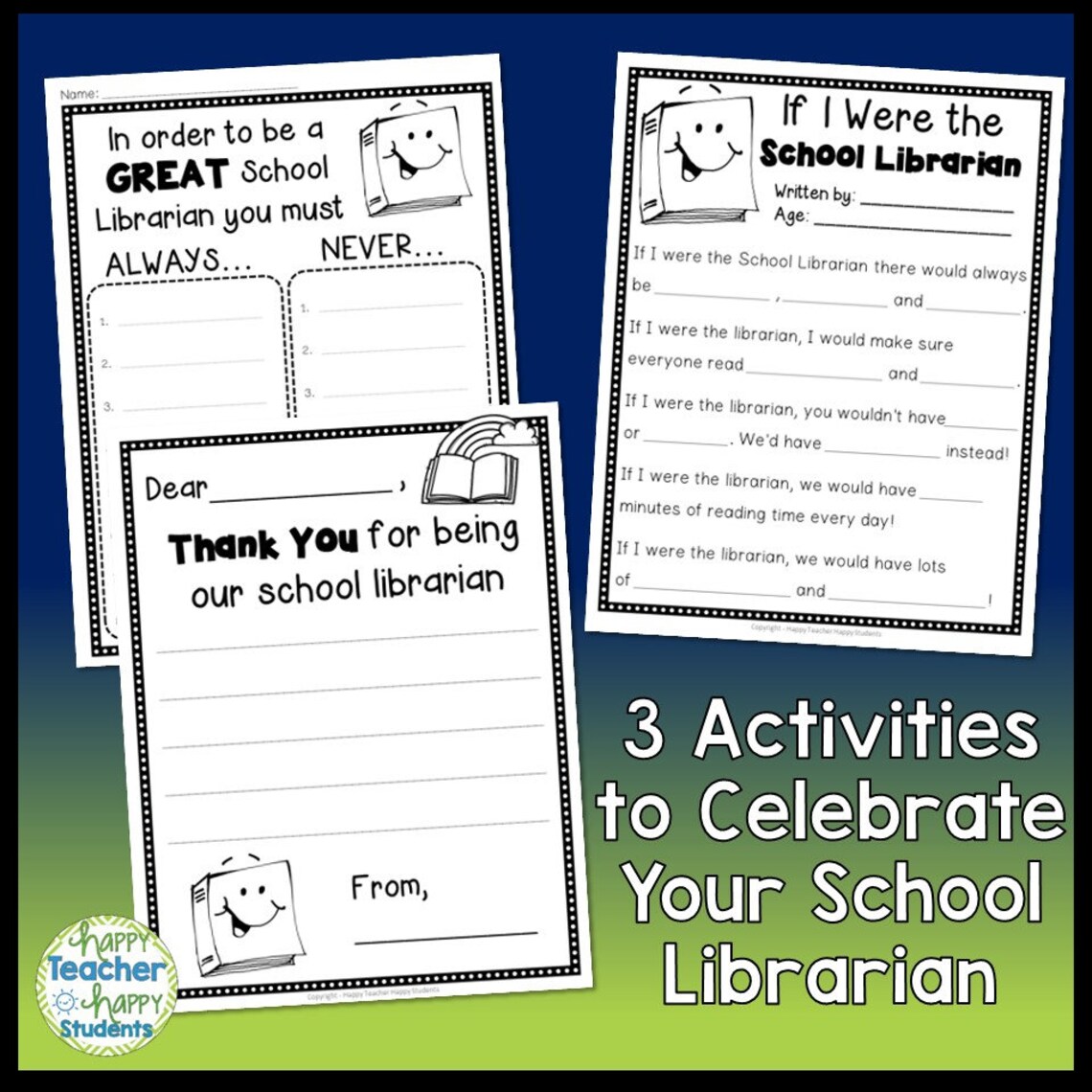 School Librarian Thank You Media Specialist Thank You Thank You for ...