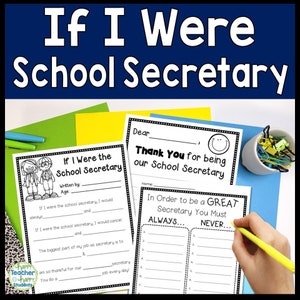 If I Were School Secretary School Secretary Appreciation Day School ...