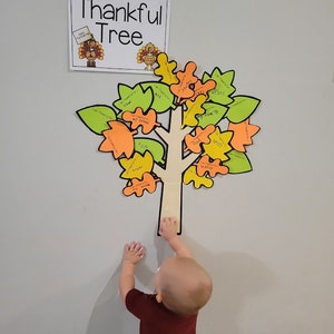 Thankful Tree Activity: Thanksgiving Bulletin Board (digital Download ...