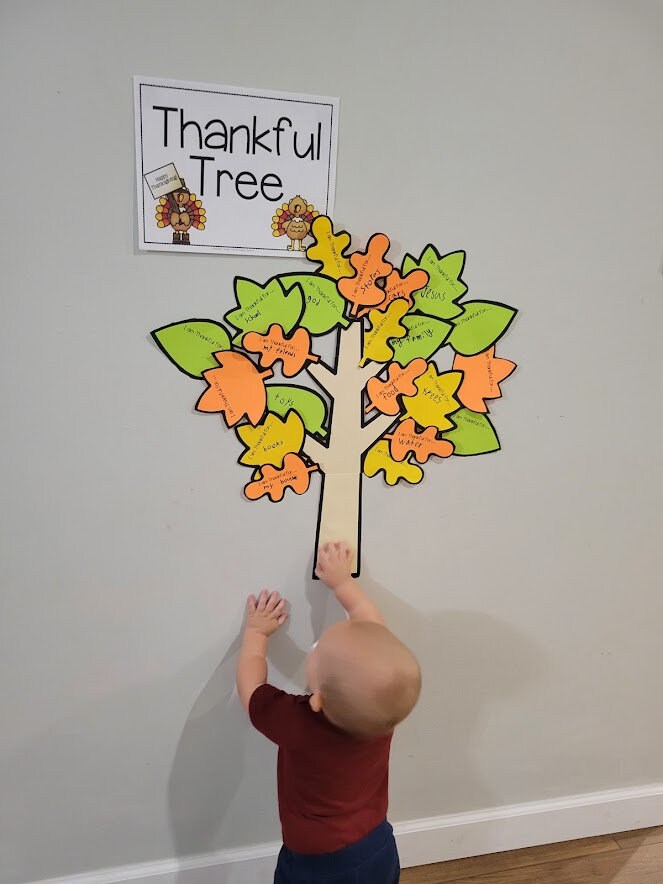 Thankful Tree Activity: Thanksgiving Bulletin Board (digital Download ...