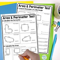 Area & Perimeter Poster - Etsy