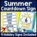 Summer Countdown Sign With Paper Chain: Last 30 Days of School - Etsy