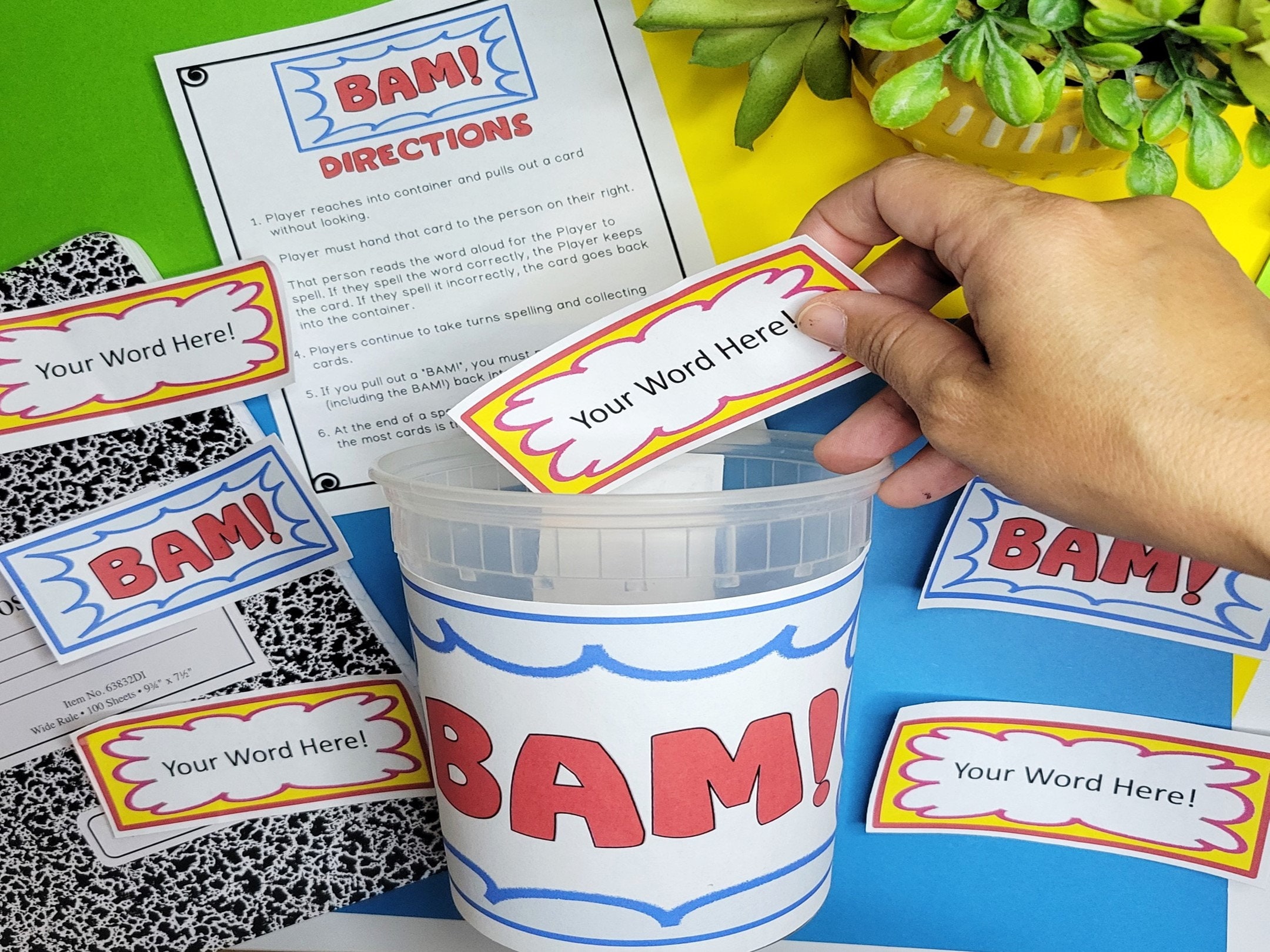 Spelling Games: EDITABLE Spelling Game (spelling Activities, Use Any ...