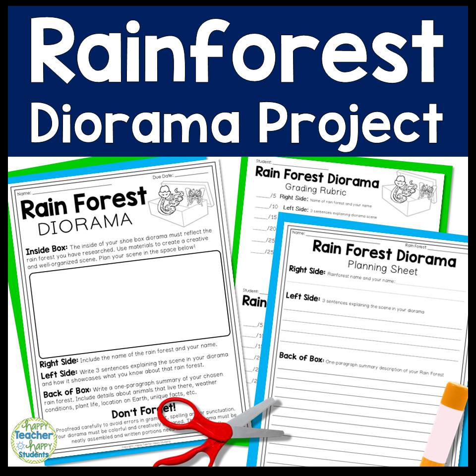 Rain Forest Project | Decorate a Shoebox Diorama | Perfect for ANY ...