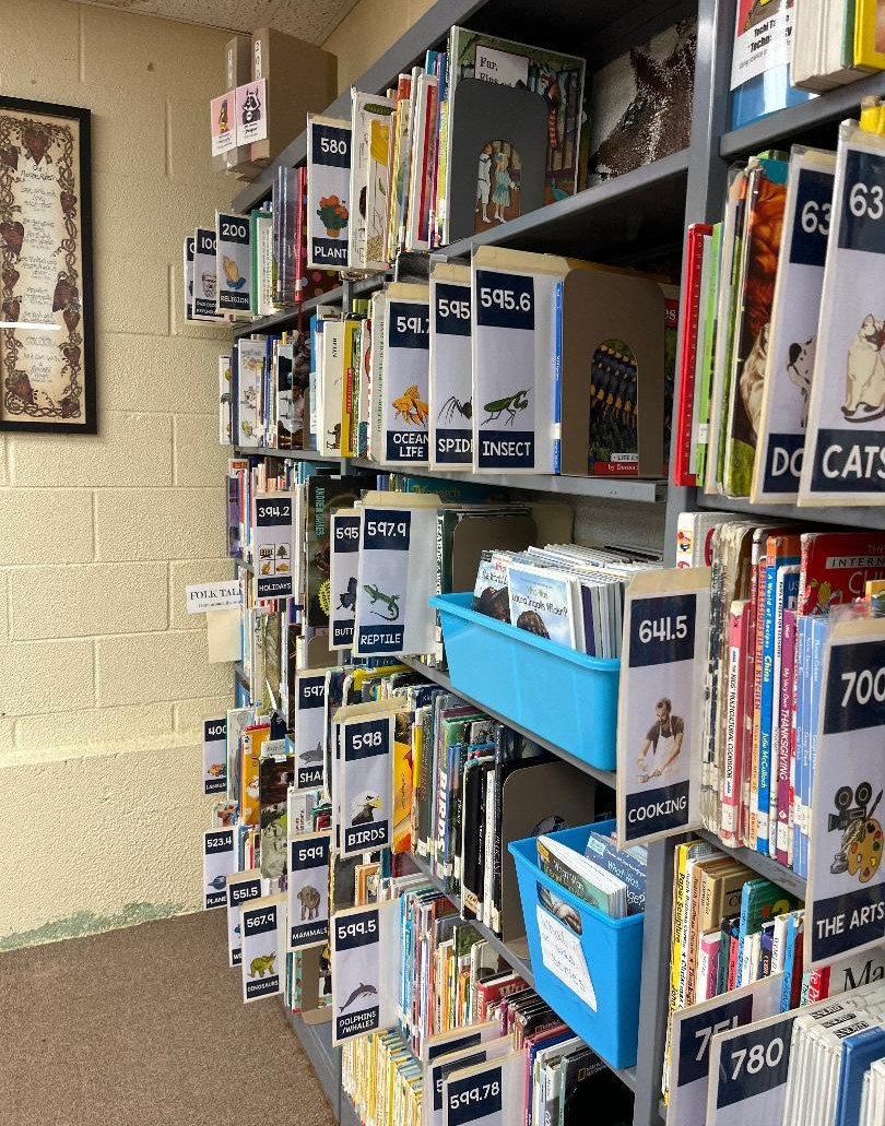 Nonfiction Library Shelf Dividers Shelf Labels for Nonfiction Books ...