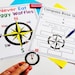 Compass Rose Worksheets, Quiz, Signs and Word Search, Cardinal ...