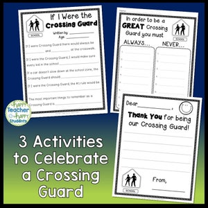 If I Were a School Crossing Guard | Crossing Guard Thank You | Crossing ...