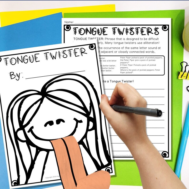 Tongue Twisters | Awesome, Amazing Alliteration Activity | Alliteration ...