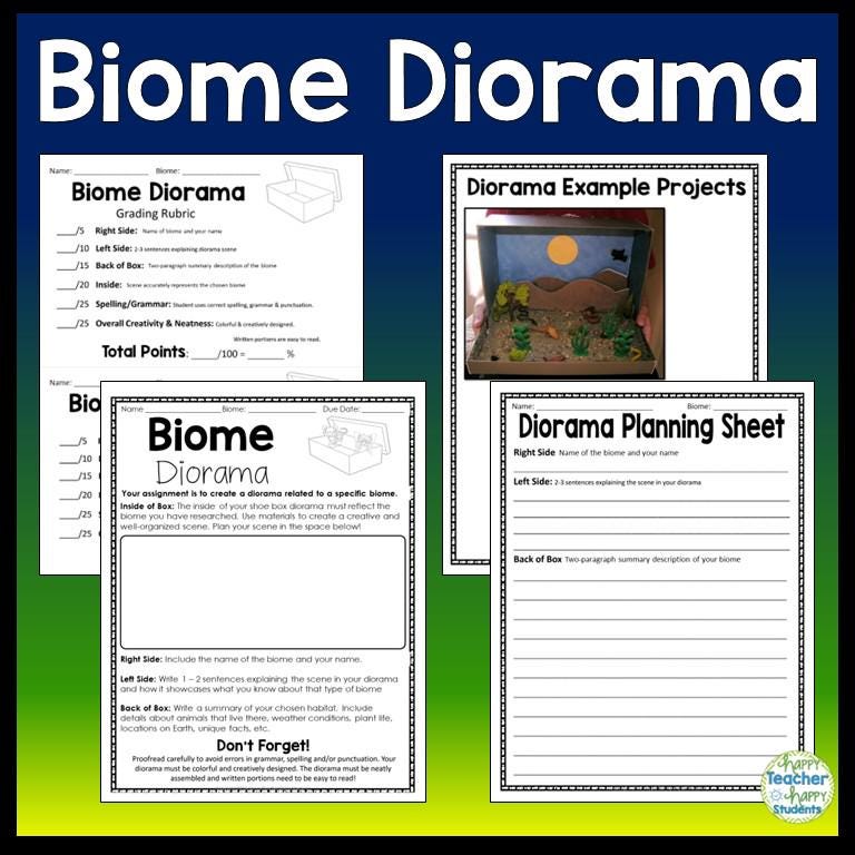 Biome Project | Decorate a Shoebox Diorama | Perfect for ANY Type of ...