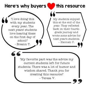 2 Advice Letters From Kids | Advice for Teacher AND Advice for Next ...