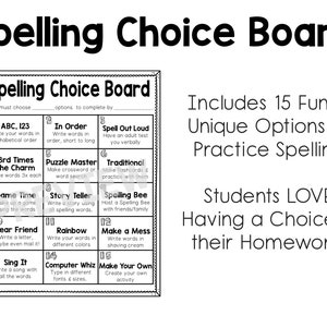 Spelling Test Templates for Spelling Practice AND Spelling Homework ...