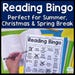 Reading Bingo Choice Board for Kids: Printable Reading Log & Summary ...