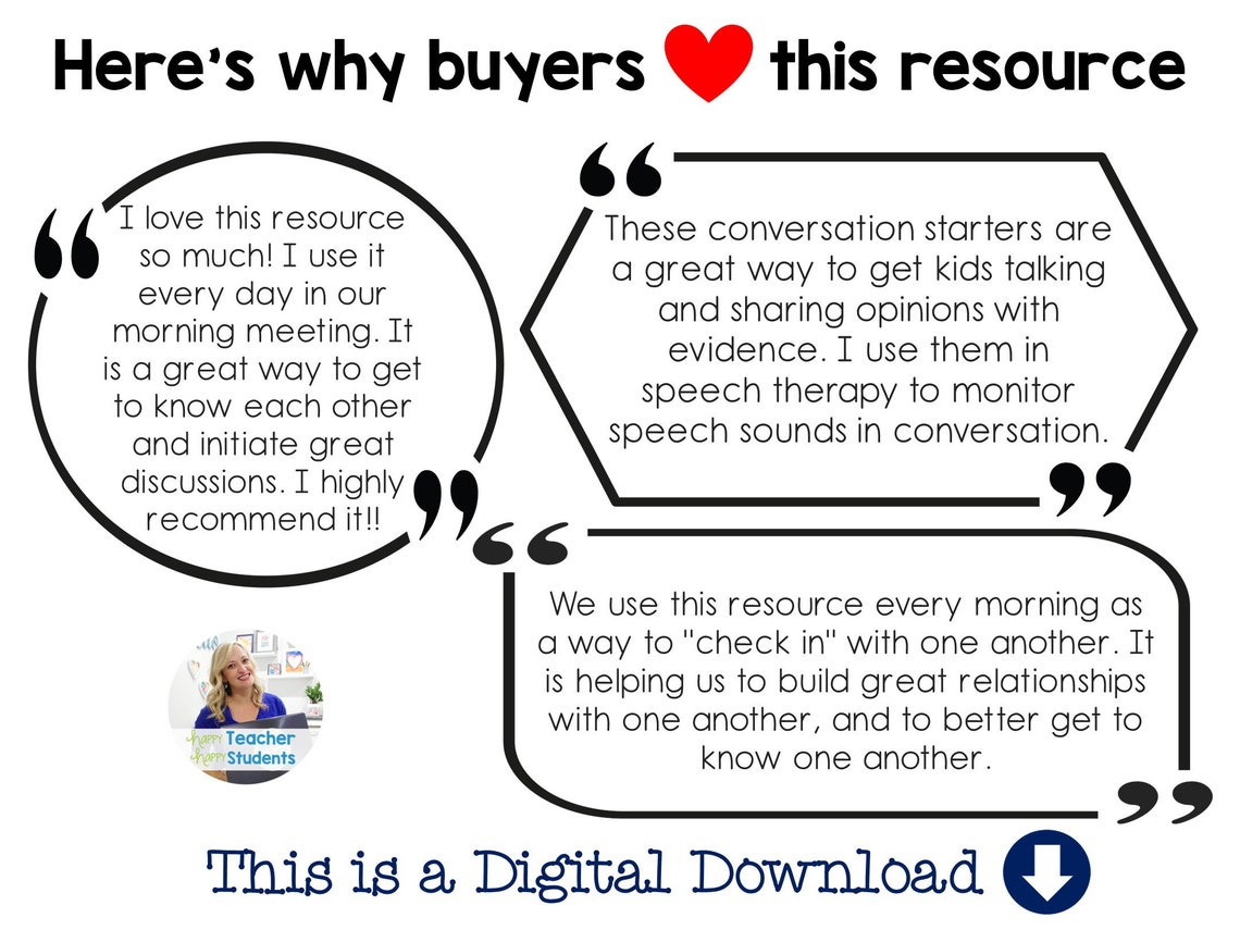 180 Conversation Starters Questions for Kids, Question Cards ...