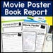 Movie Poster Book Report Template: Creative Book Project Idea (digital ...