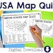 Map Skills Test 3-page Mapping Skills Quiz W Answer Key Printable Map ...