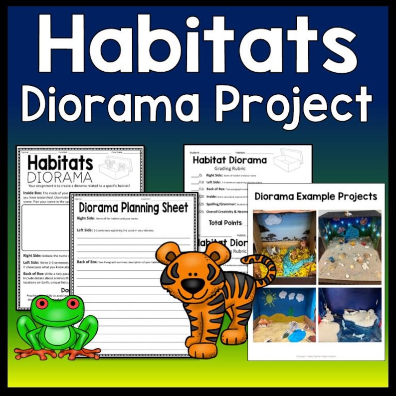 Habitats Project | Decorate a Shoebox Habitat Diorama Project | Habitat ...