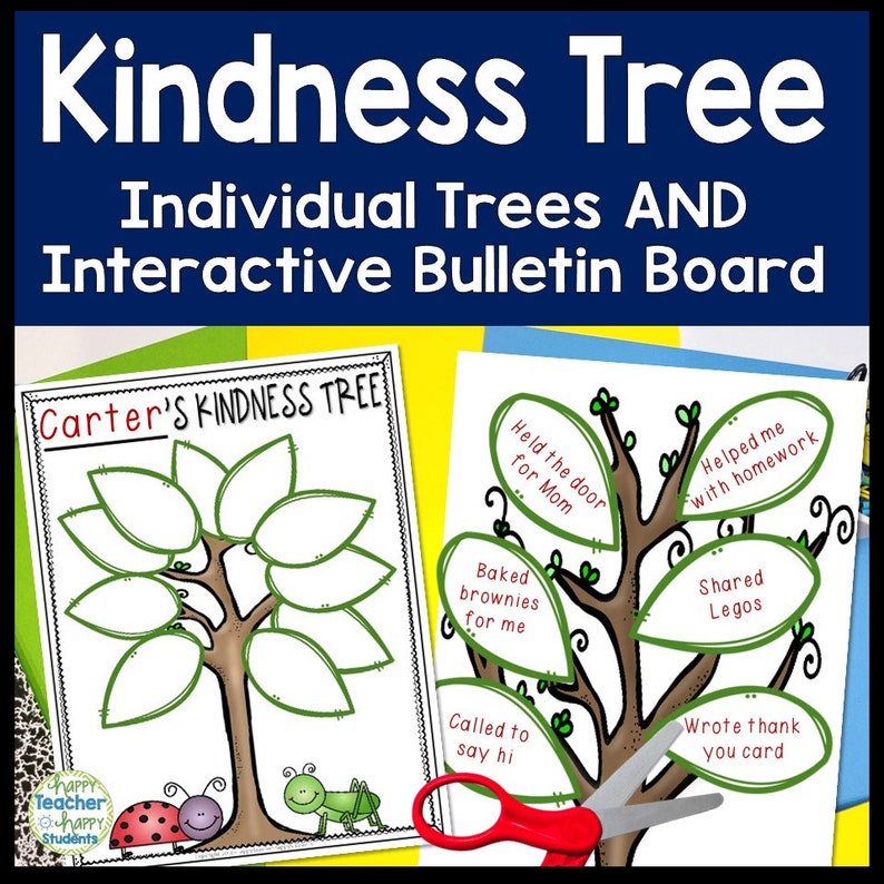 Kindness Tree With Leaves for Compliments | Random Acts of Kindness ...