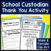 Custodian Appreciation Day Printable Thank You Card for School ...