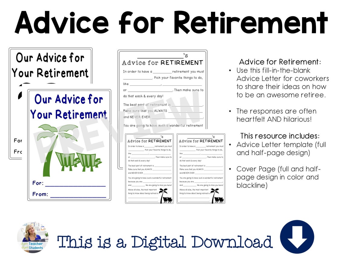 Retirement Advice and Wishes, Advice for Retirement: Retirement Party ...