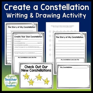 Create a Constellation Activity | Make a New Constellation Writing ...