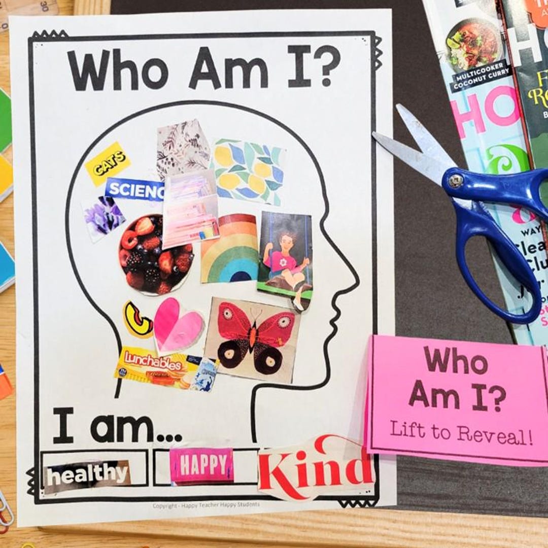 Back to School Silhouette Art | 'who Am I?' Activity | A Fun Open House ...