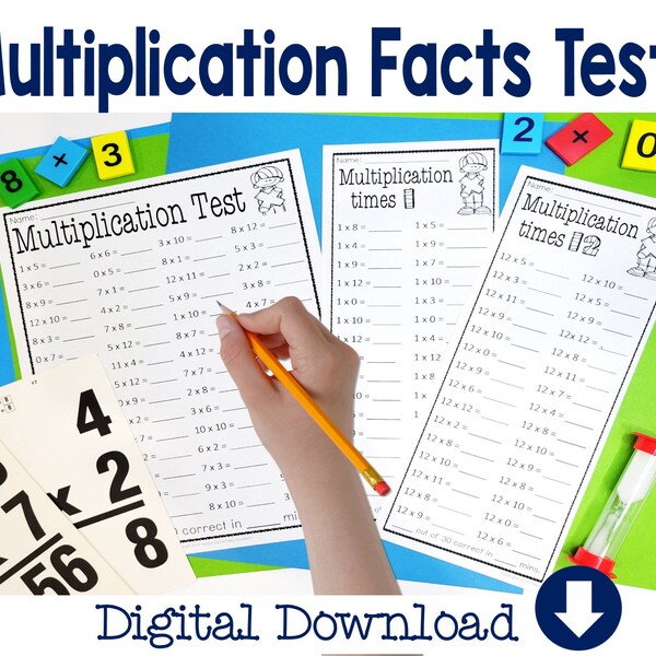 Multiplication Facts - Etsy