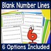 Blank Number Lines | 6 Number Line Worksheets | Blank Number Lines ...