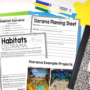 Habitats Project | Decorate a Shoebox Habitat Diorama Project | Habitat ...