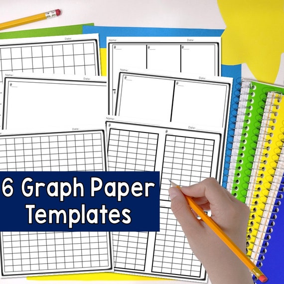 Blank Graph Paper For Kids Printable Graph Paper | TPT