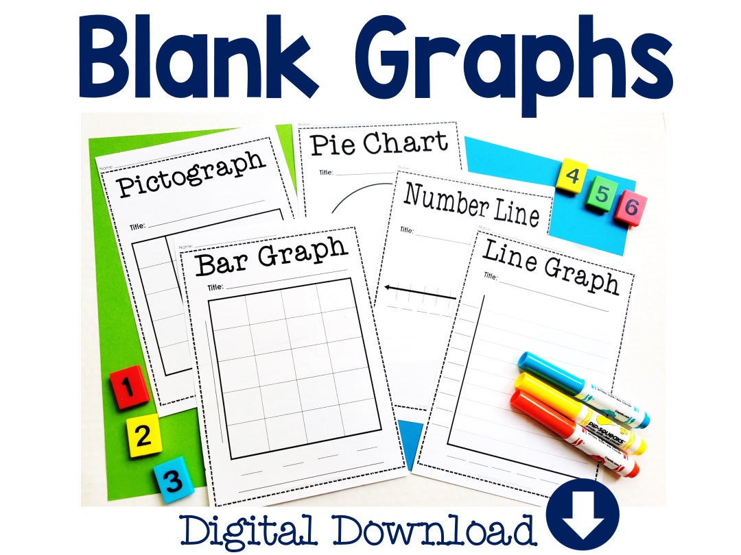Blank Graph Templates: Bar Graph, Pie Chart, Pictograph, Line Graph and ...