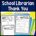 School Librarian Thank You Media Specialist Thank You Thank You for ...