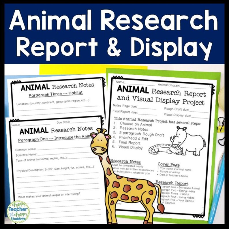Animal Report | Animal Research Report & Display | Animal Research ...