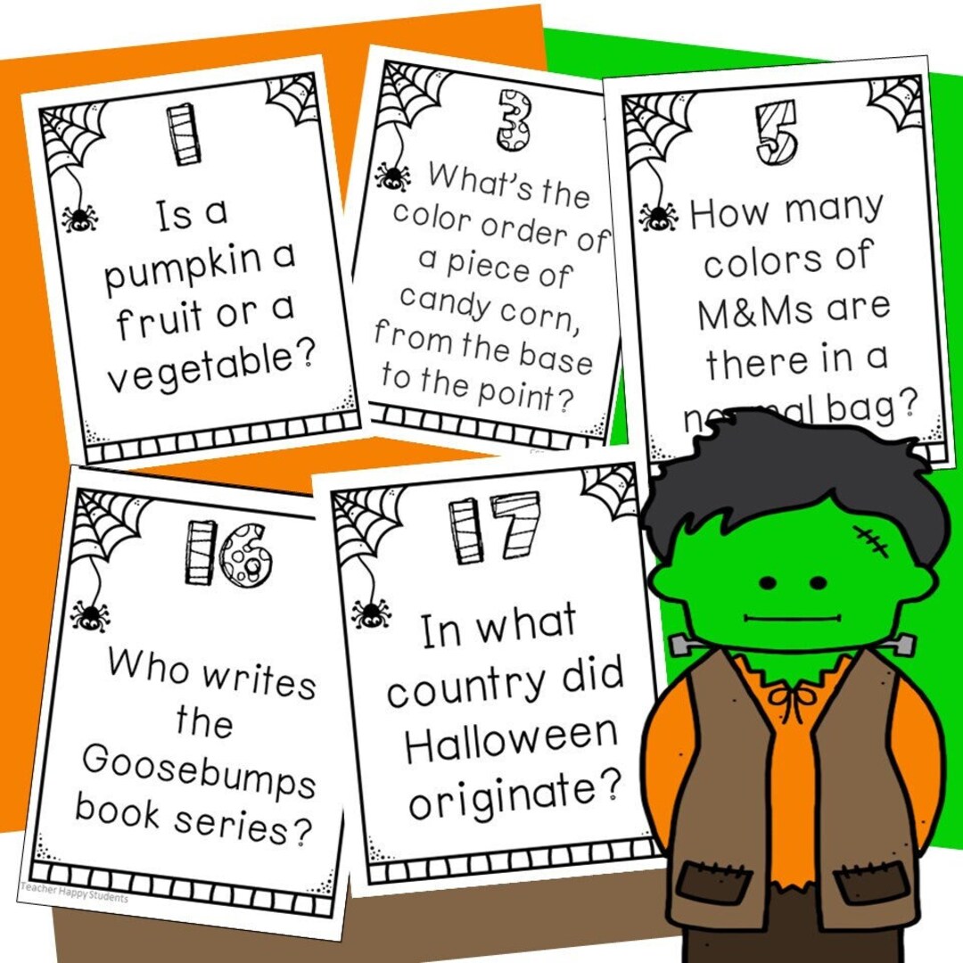 Halloween Trivia Game for Kids | 20 Halloween Trivia Questions ...