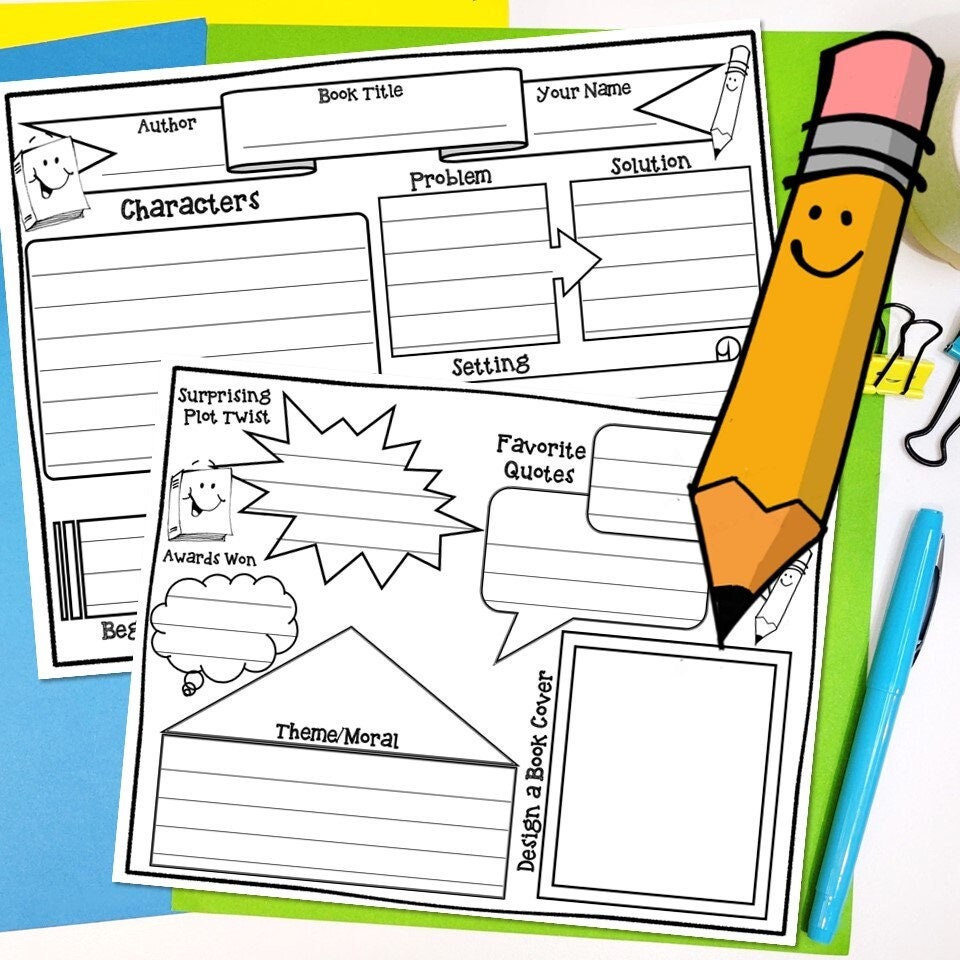 2 Page Story Elements Poster | Story Elements Worksheet | Story ...