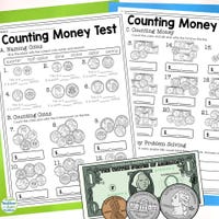 10 Printable Count and Add Money Worksheets Counting Money Addition ...