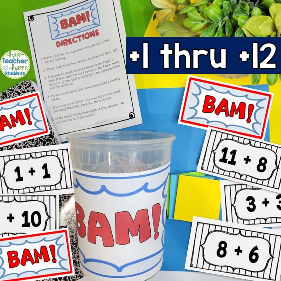 Addition Game | Addition BAM Game Zap Kaboom | Addition Facts Game ...