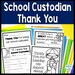Custodian Appreciation Day Printable Thank You Card for School ...