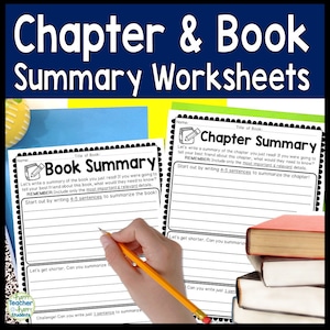 Book Summary and Chapter Summary Worksheet Templates for Fiction ...