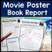 Movie Poster Book Report Template, Book Report Activity, Book Report ...