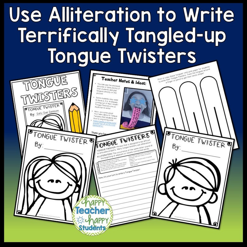 Tongue Twisters | Awesome, Amazing Alliteration Activity | Alliteration ...